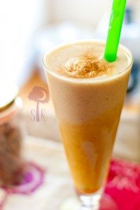 Cinnamon Caramel Apple Milkshakes