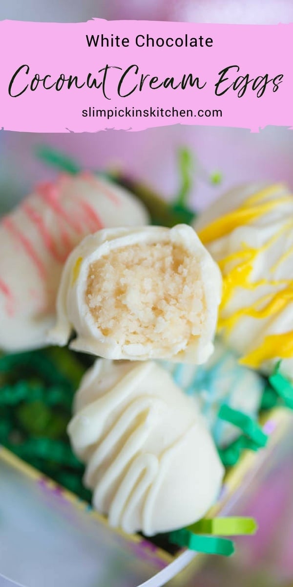 Coconut Cream Eggs w/ White Chocolate | Homemade Easter Candy