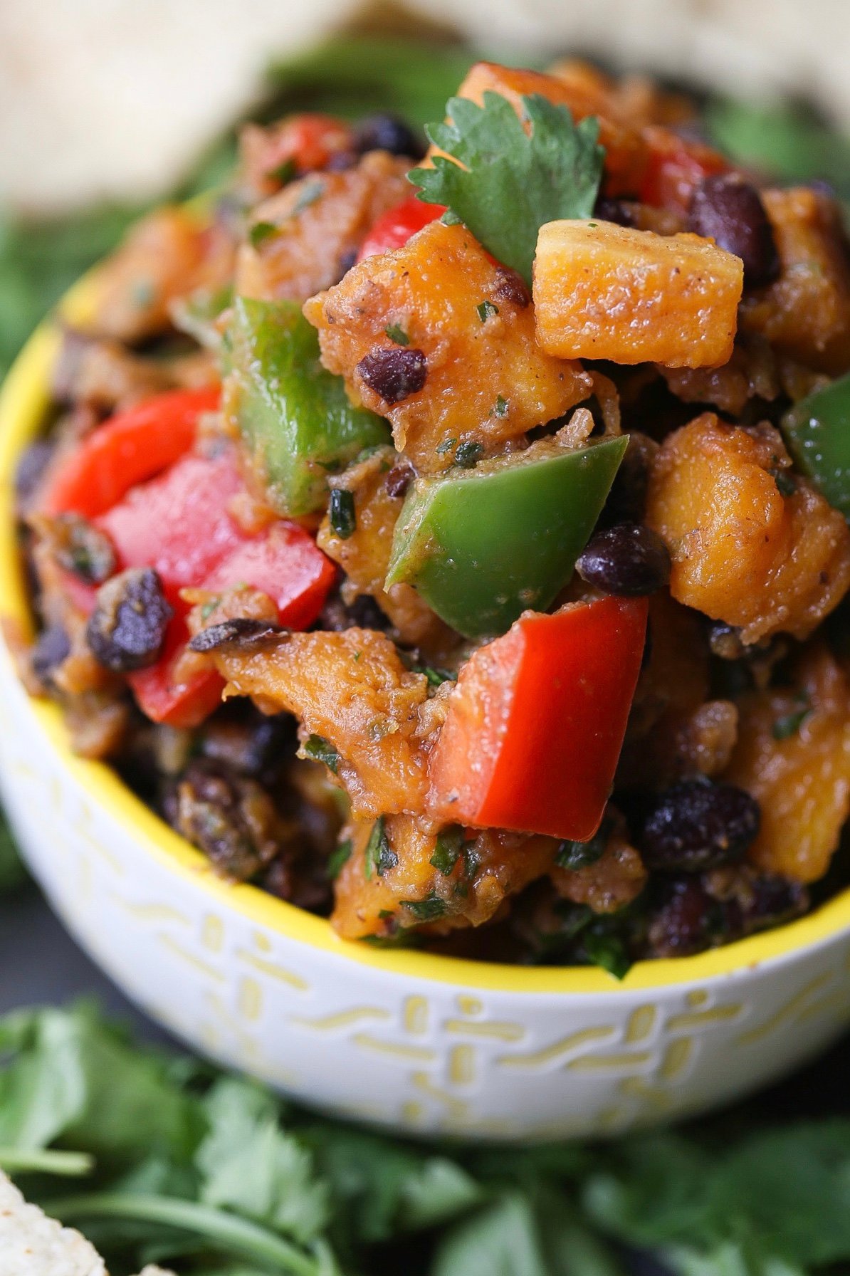 Butternut Squash & Black Bean Salsa | Easy Thanksgiving Appetizer